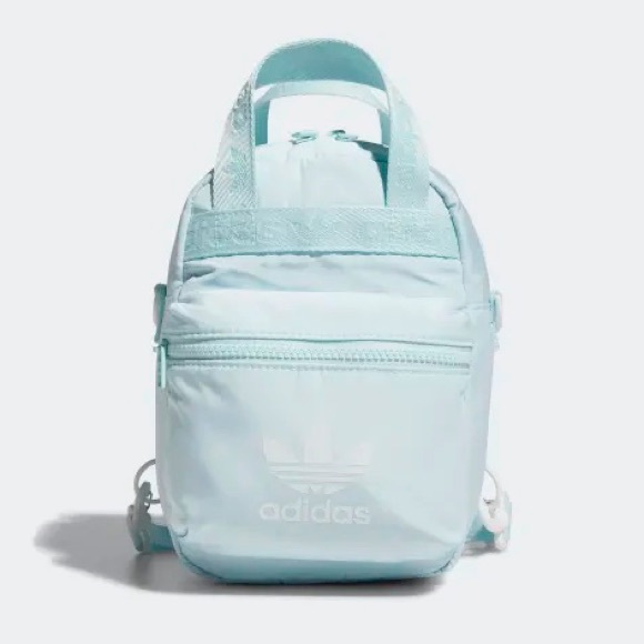 adidas | Bags | Adidas Originals Micro Backpack Blue Halo Mint Green ...